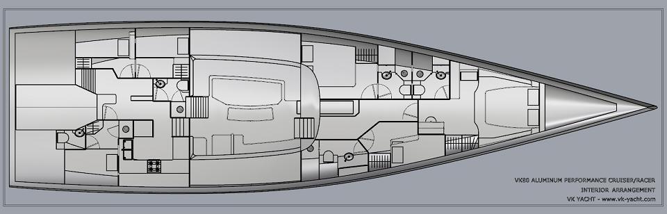 VK80 Aluminum Performance Sailing Yacht - Advanced design Superior ...